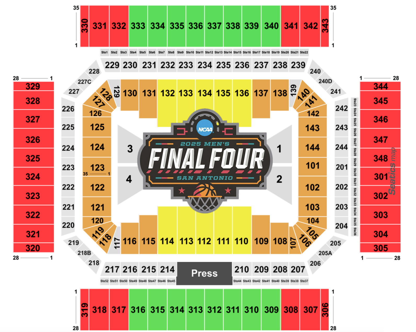 NCAA Men’s Final Four Elite Pregame Experience | Premium Seats USA